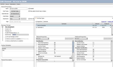 Transforming HL V X To JSON With Mirth Open Source Project Nextgenhealthcare Connect