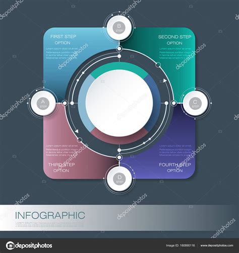 Vector Infographics Timeline Design Template — Stock Vector © Nongkran Ch 160890116