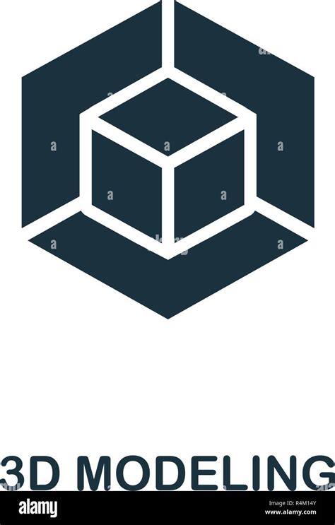 3d Modeling Icon Premium Style Design From Design Ui And Ux Collection Pixel Perfect 3d