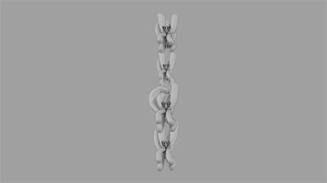 Chromosome Genetic Recombination 3d Model Superhive Formerly Blender