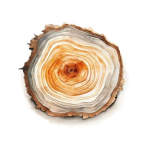 Premium Ai Image A Slice Of Tree Log
