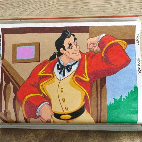 R Pha L On Instagram Coloriage Myst Re Dans L Album M Chants Avec Gaston Dans La Belle Et La