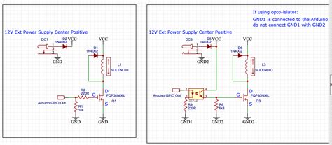 Using Optocopler When Driving Solenoids A Must General Electronics Arduino Forum