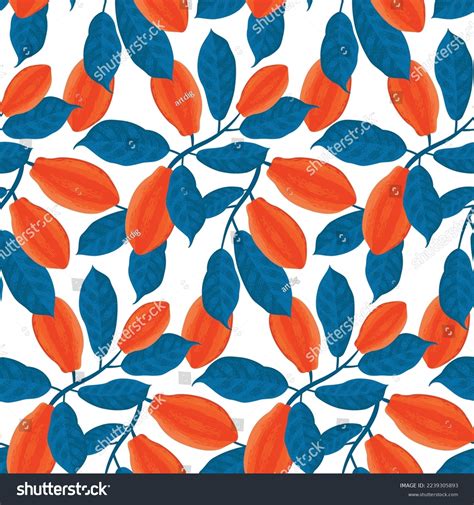 cocoa vector seamless pattern chocolate cocoa stock vector royalty