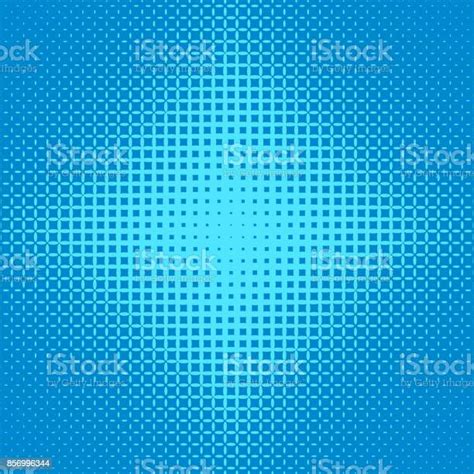 Blue Symmetrical Halftone Ellipse Grid Pattern Background Vector Design From Ellipses Stock