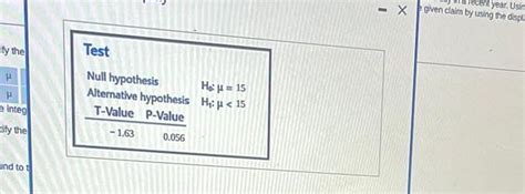 [answered] fy the h e integ tify the und to t test null hypo