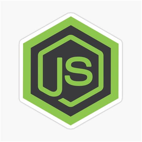 Nodejs Sticker Sticker By Blakethedead Redbubble
