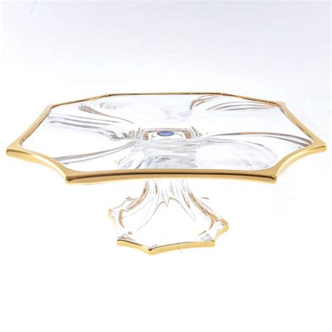 Фруктовница 33 см Neptun Rg Bohemia Gold купить в интернет магазине Посуда москва