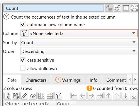 Filtering In The Single Column Control News Easy Data Transform