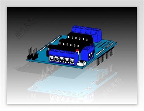 Adafruit电机屏蔽v12为arduino图片素材 编号04959811 图行天下