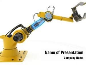 D Robotic Arm PowerPoint Template D Robotic Arm PowerPoint Background