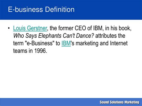 PPT E Business Definition PowerPoint Presentation Free Download ID 5791950