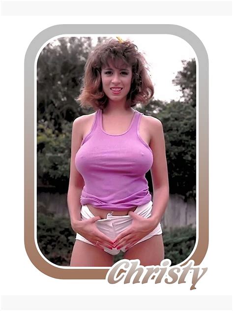 Christy Canyon Poster For Sale By Austin Redbubble