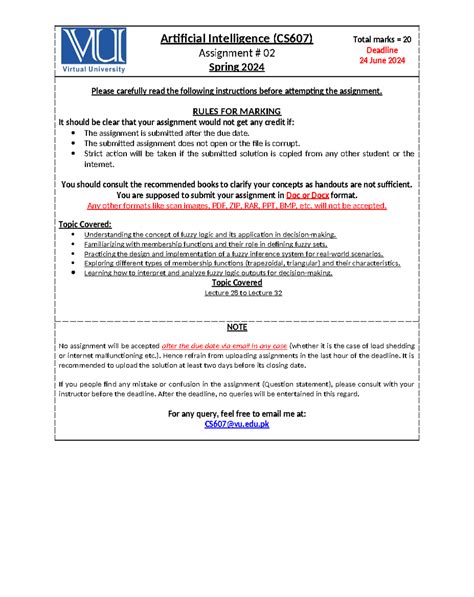 spring 2024 cs607 2 artificial intelligence cs607 assignment 02