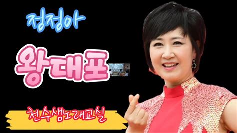 왕대포 정정아 오늘배울노래 천수샘노래교실 YouTube