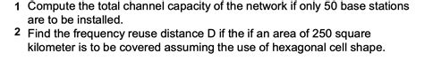 solved if a total of 33mhz of bandwidth is allocated to a