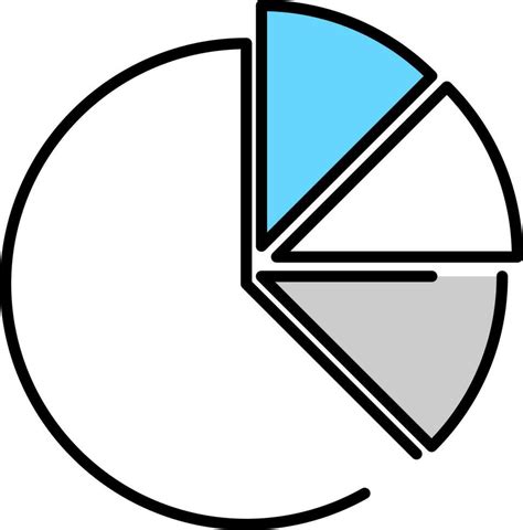Analysis Symbol With Illustration Of Pie Chart 24225266 Vector Art At