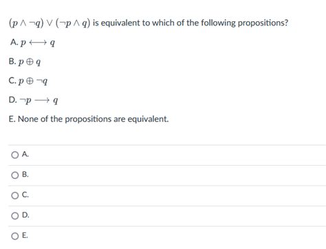 Solved Pq Pq Is Equivalent To Which Of The Chegg Com