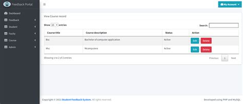 Online Babe Feedback System In PHP And MySQL Babe Projects Live