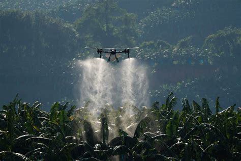 Liquid And Granular Fertilizer Application Ag Drones East Advanced Crop Spraying Technology