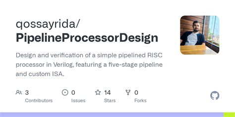 Github Qossayrida Pipelineprocessordesign Design And Verification Of A Simple Pipelined Risc