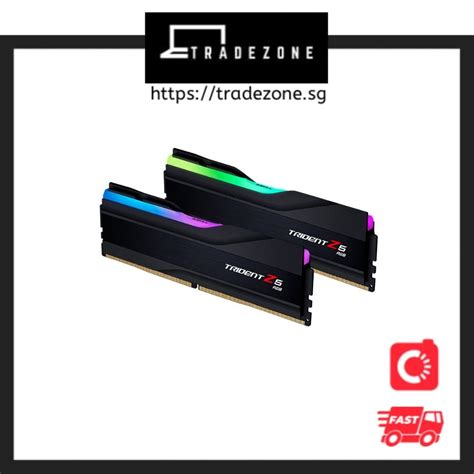 G Skill Trident Z5 Rgb Ddr5 6000 16gb X 2 Black Rgb Ram Computers And Tech Parts And Accessories