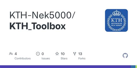 GitHub KTH Nek KTH Toolbox