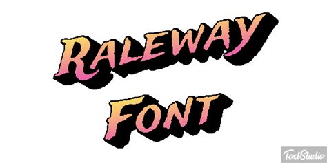 Raleway Font Font Animated  Logo Designs