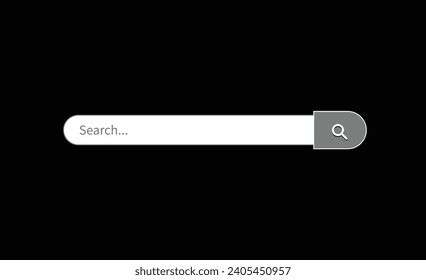 Search Bar Ui Design Set Elements Stock Vector Royalty Free Shutterstock