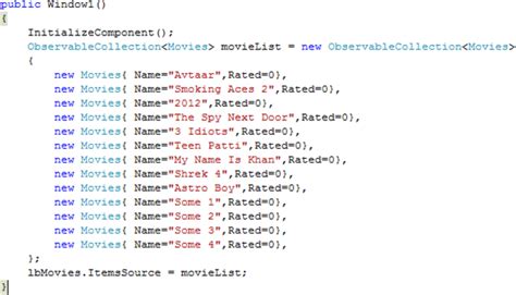Rating Control In Wpf Toolkit