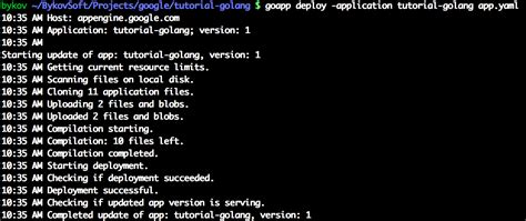 How To Create Simple Webservice Using Go Golang On Gae Bykovtech