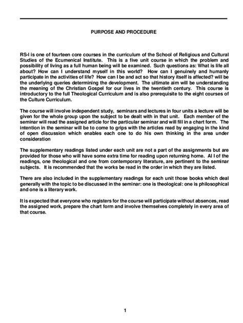 Fillable Online 1 Purpose And Procedure Rs L Is One Of Fourteen Fax Email Print Pdffiller