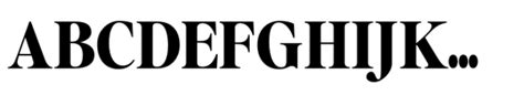 new display regular font serif modern what font is