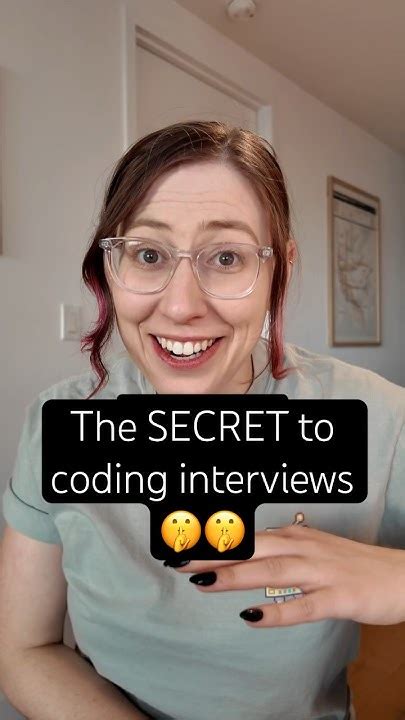 The Secret To Coding Interviews 🤫 Youtube
