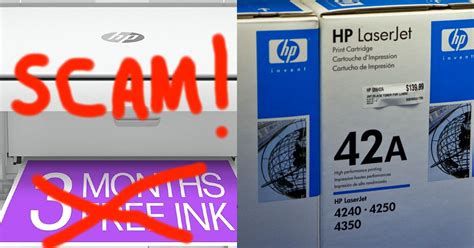 HP Threatens Printer Shutdown Due To Non Original Ink