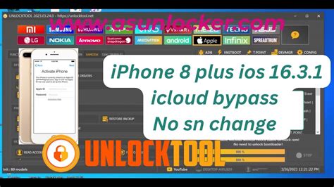 IPhone Hello Screen Bypass No SN Change Ios 16 3 1 By UnlockTool IPhone 8 Plus Ios 16 31 Bypass