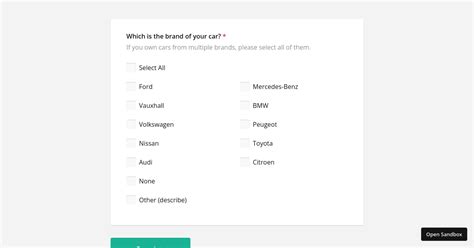 Surveyjs Angular Codesandbox Surveyjs Angular Codesandbox