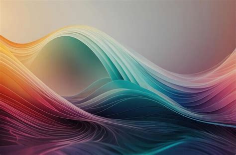 Abstract Colorful Wave Texture Premium Ai Generated Image