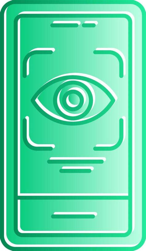 Retina Scanner Gradient Slip Icon 47502291 Vector Art At Vecteezy
