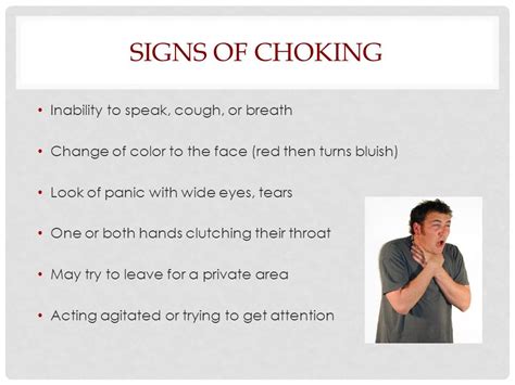 Universal Sign For Choking