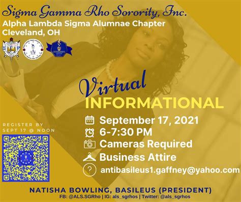 The Alpha Lambda Sigma Alumnae Chapter Of Sigma Gamma Rho Sorority Inc