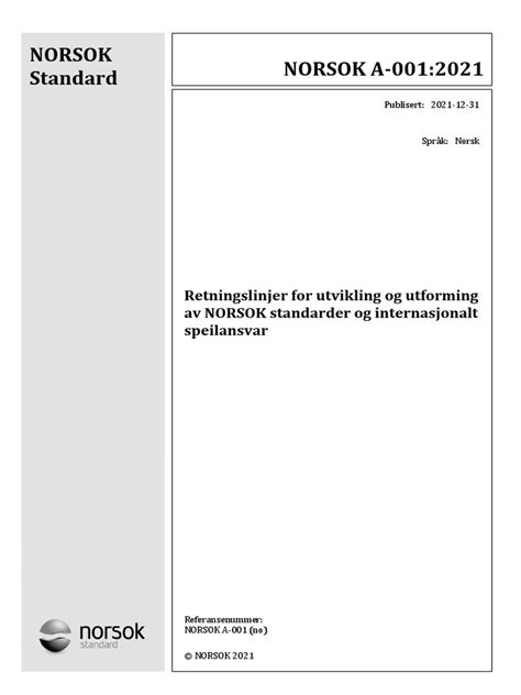Norsok Pdf