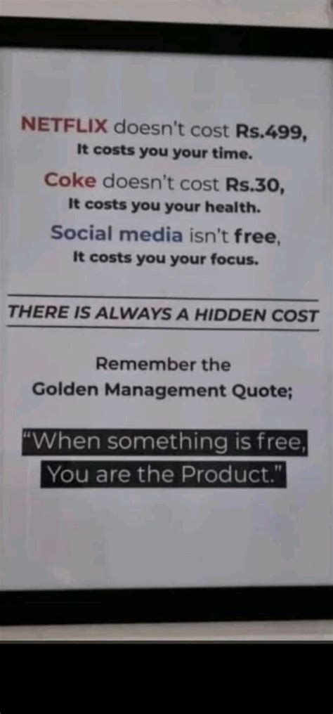 Management Mantra Nothing Is Free Devashish Ghosh