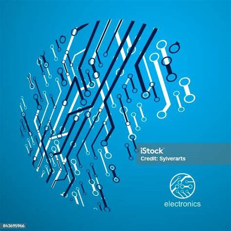 미래형 자동 제어 체계 벡터 마더보드 일러스트 레이 션입니다 디지털 요소 회로 보드입니다 기술 혁신 추상적인 배경 0명에 대한 스톡 벡터 아트 및 기타 이미지 Istock