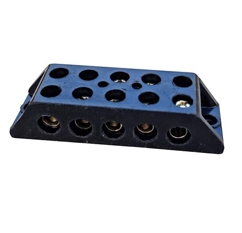 Buy Ms Control Panel 30a 5 Way Bakelite Connector Strip Double Row Barrier Black Terminal Pack