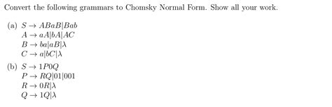 Solved Step 1 Remove All Lambda Productions Step 2 Remove