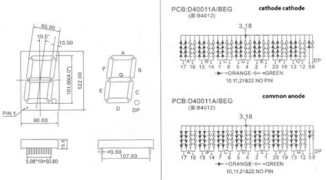 7 Segment Tube 7 Segment Module Big 7 Segment 4 Inch Bi Color