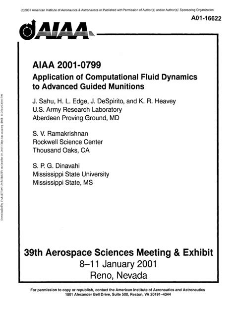 Sahu 2012 Application Of Computational Fluid Dynamics To Advanced