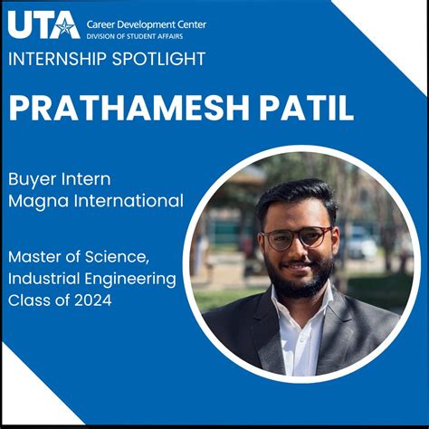 Prathamesh Patil On Linkedin Thank You For The Recognition Uta Career Development Center