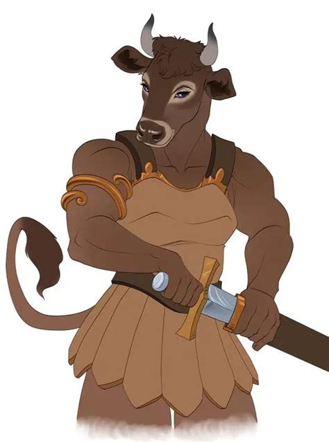 Basic Minotaur Girl F Unknown Scrolller